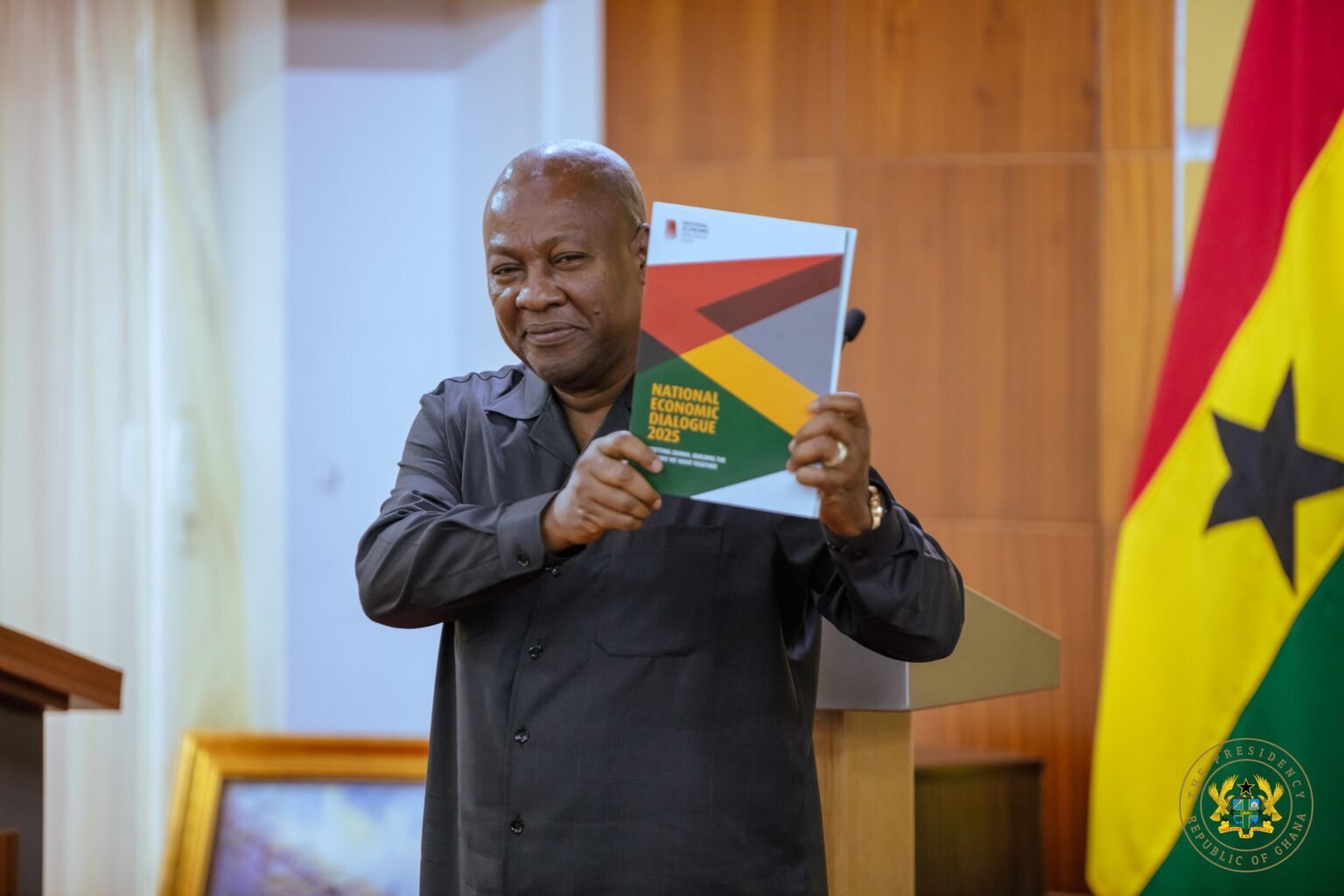Mahama Receives National Economic Dialogue Report; Pledges ...