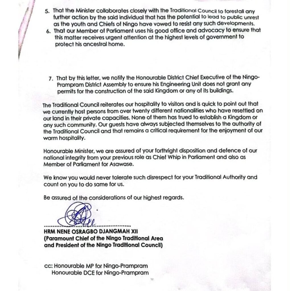 Ningo Chiefs dismiss alleged Igbo village, call for probe – Starr Fm